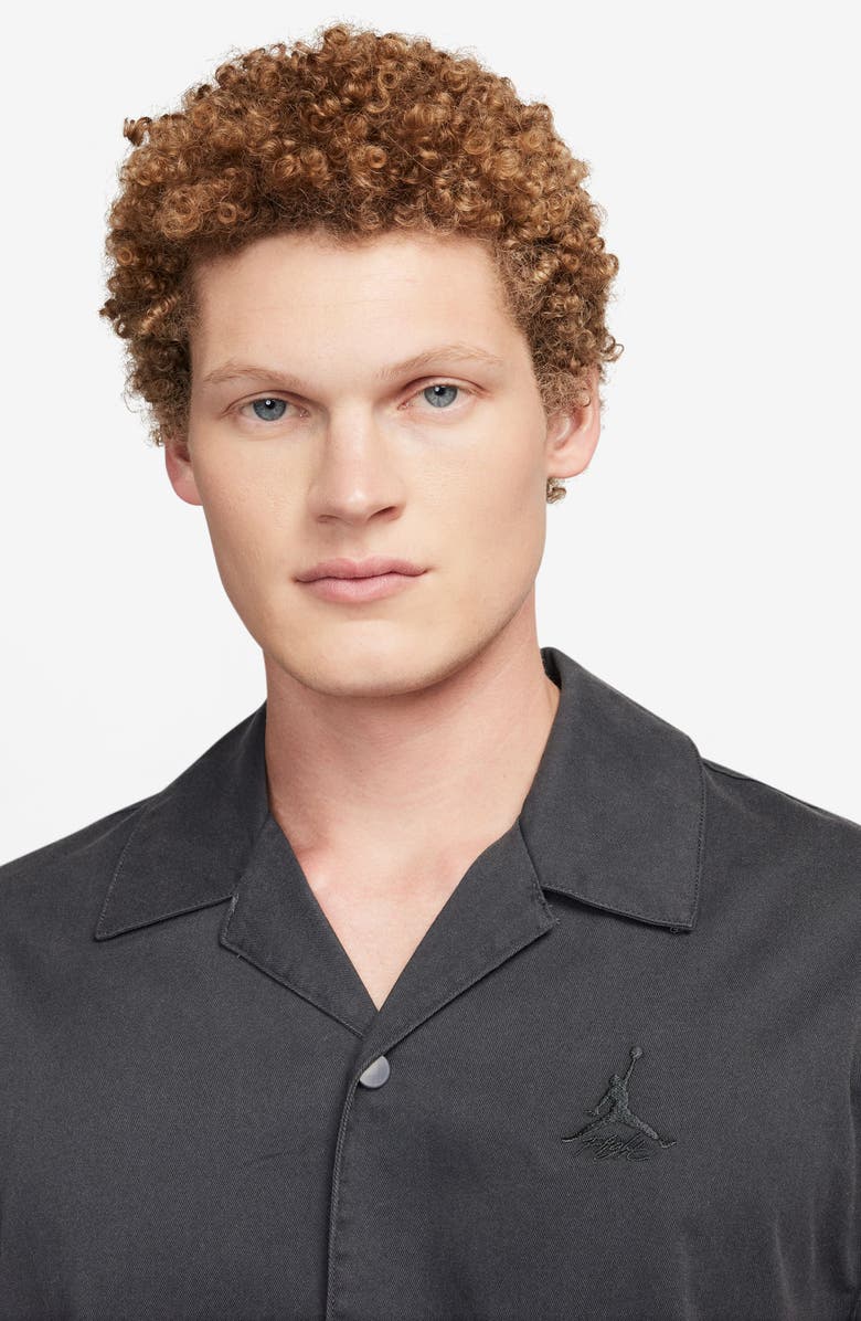 Jordan Flight Essentials Oversize Snap-Up Camp Shirt | Nordstromrack