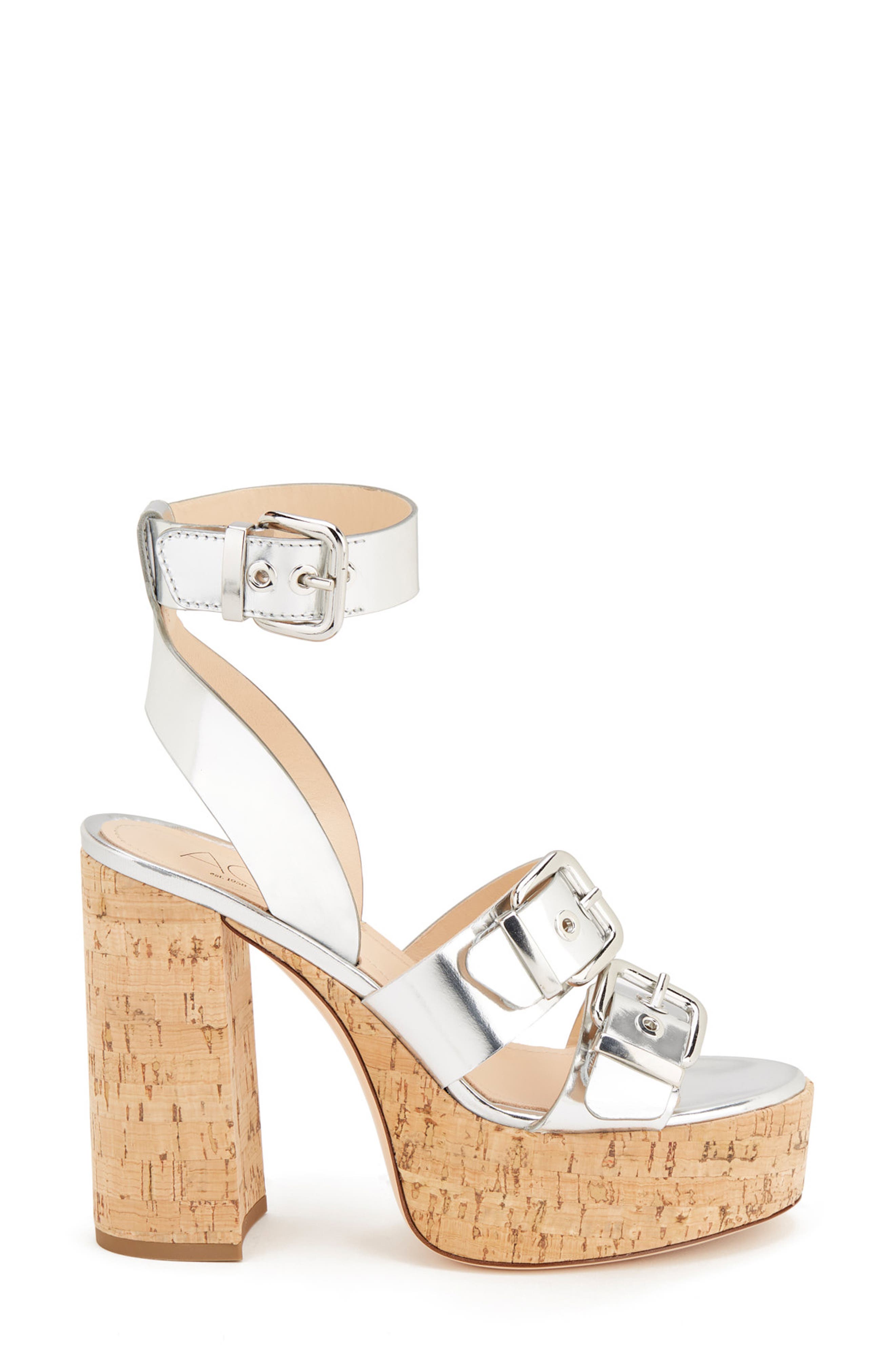 AGL Phile Metallic Platform Sandal (Women) | Nordstromrack