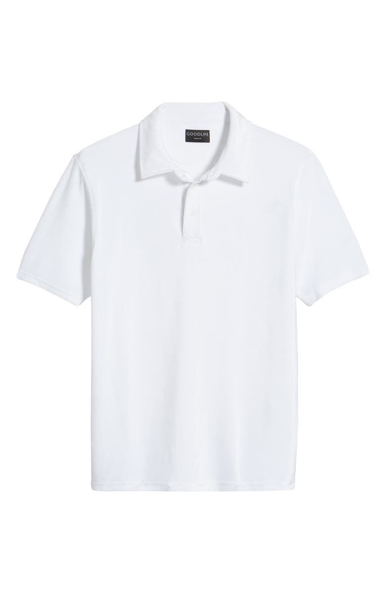 Goodlife Velour Split Hem Polo | Nordstrom