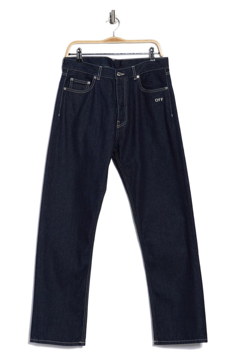 Off-White Logo Embellished Skater Jeans | Nordstromrack