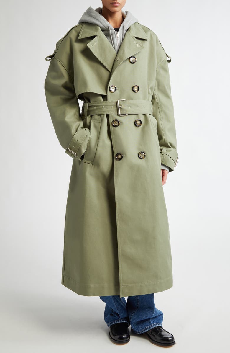 Meryll Rogge Hoodie Bib Belted Trench Coat | Nordstromrack
