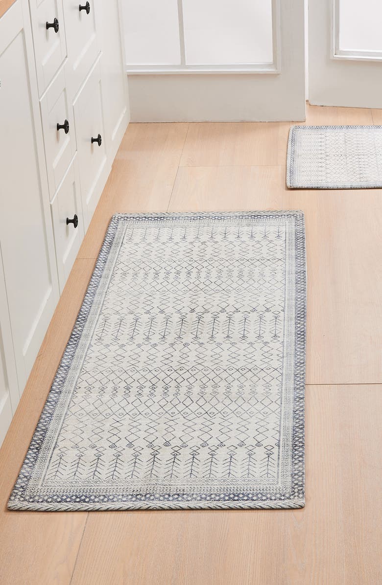 Woven & Weft Distressed Machine-Washable Rug | Nordstromrack