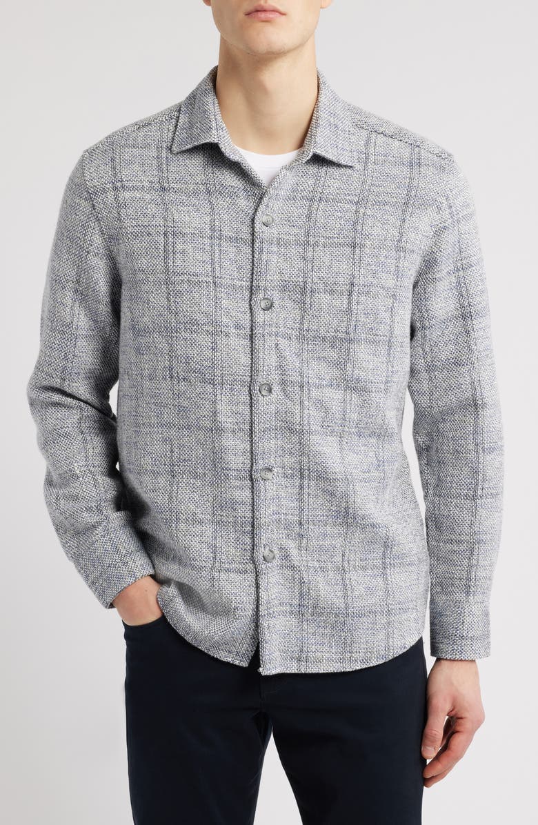 Robert Barakett Quinn Woven Plaid Overshirt | Nordstromrack