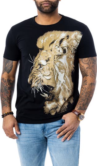 XRAY Roaring Lion Rhinestone Graphic T-Shirt | Nordstromrack