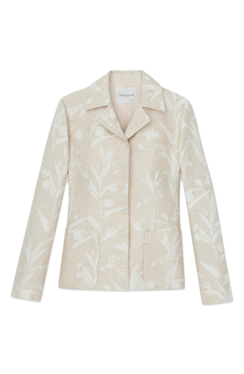 Lafayette 148 New York Botanical Jacquard Fitted Jacket | Nordstromrack