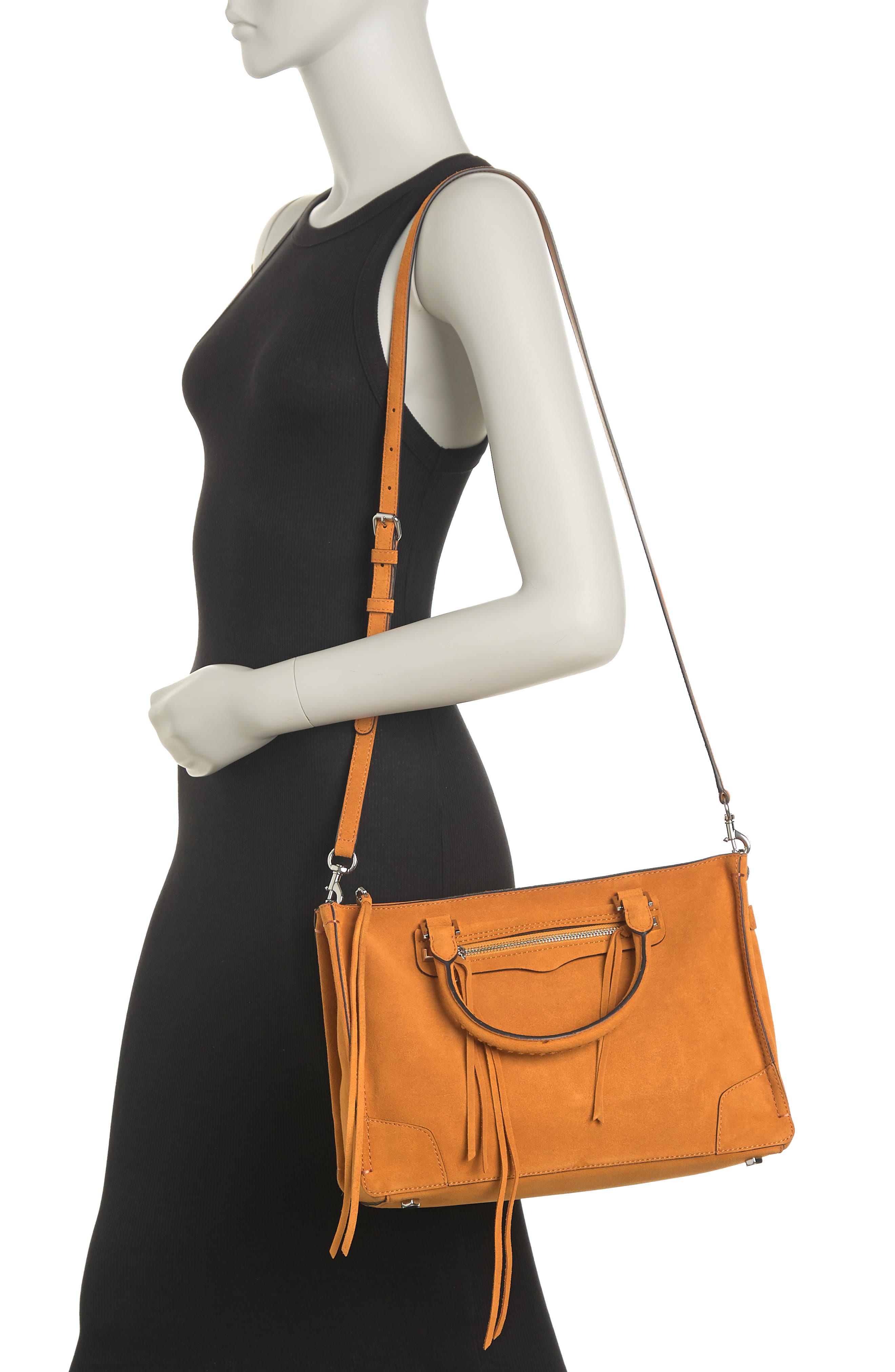 Rebecca Minkoff Regan Suede Satchel | Nordstromrack