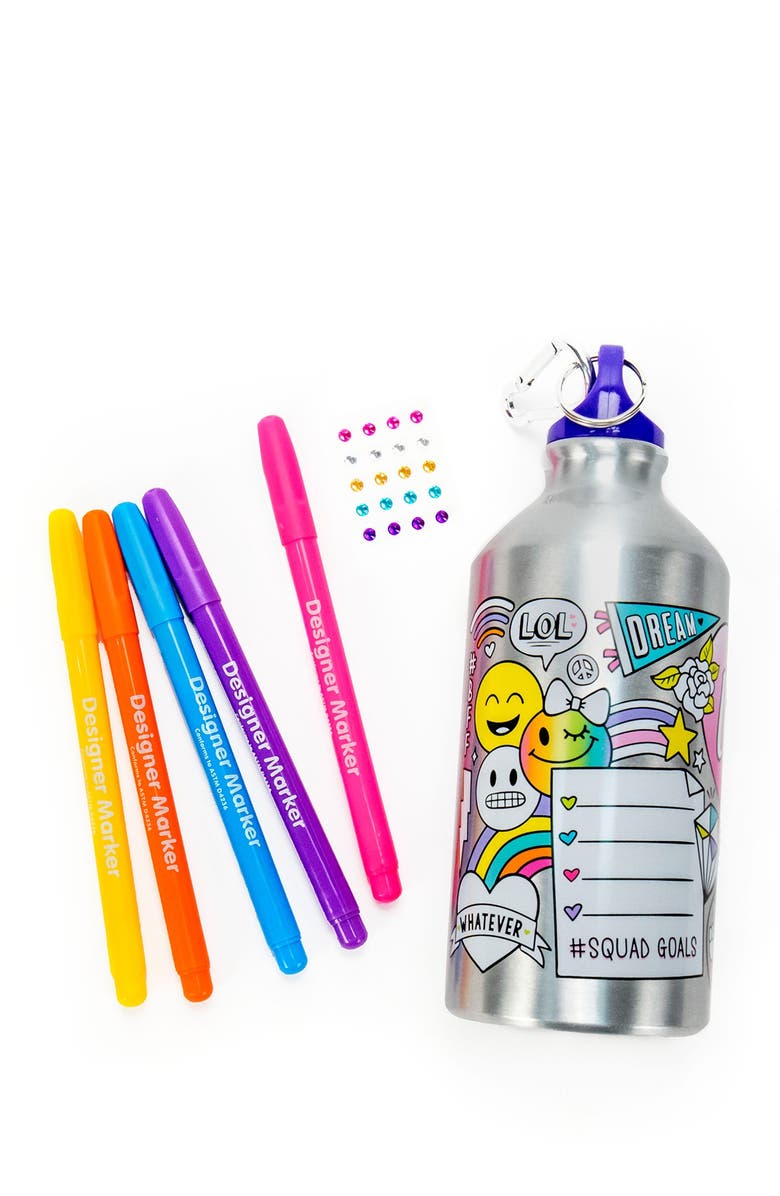 YOUR DECOR Color Your Own Water Bottle Set | Nordstromrack