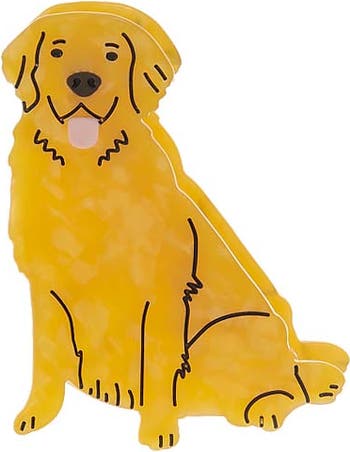 BY ADINA EDEN Golden Retriever Dog Hair Claw Clip | Nordstrom