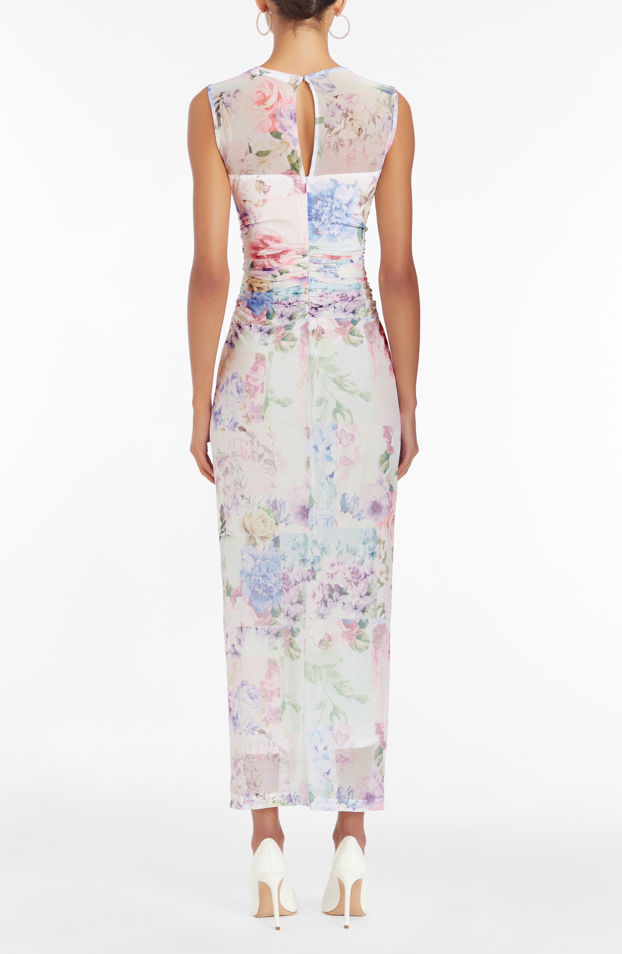 Amanda Uprichard Lyle Floral Sleeveless Sheath Gown | Nordstromrack