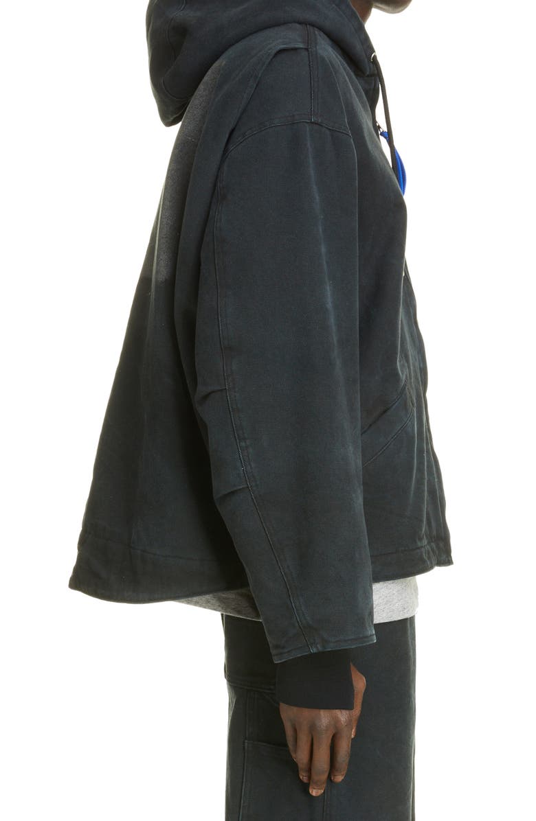 Acne Studios Fa-Ux-Out Cotton Hooded Jacket | Nordstrom