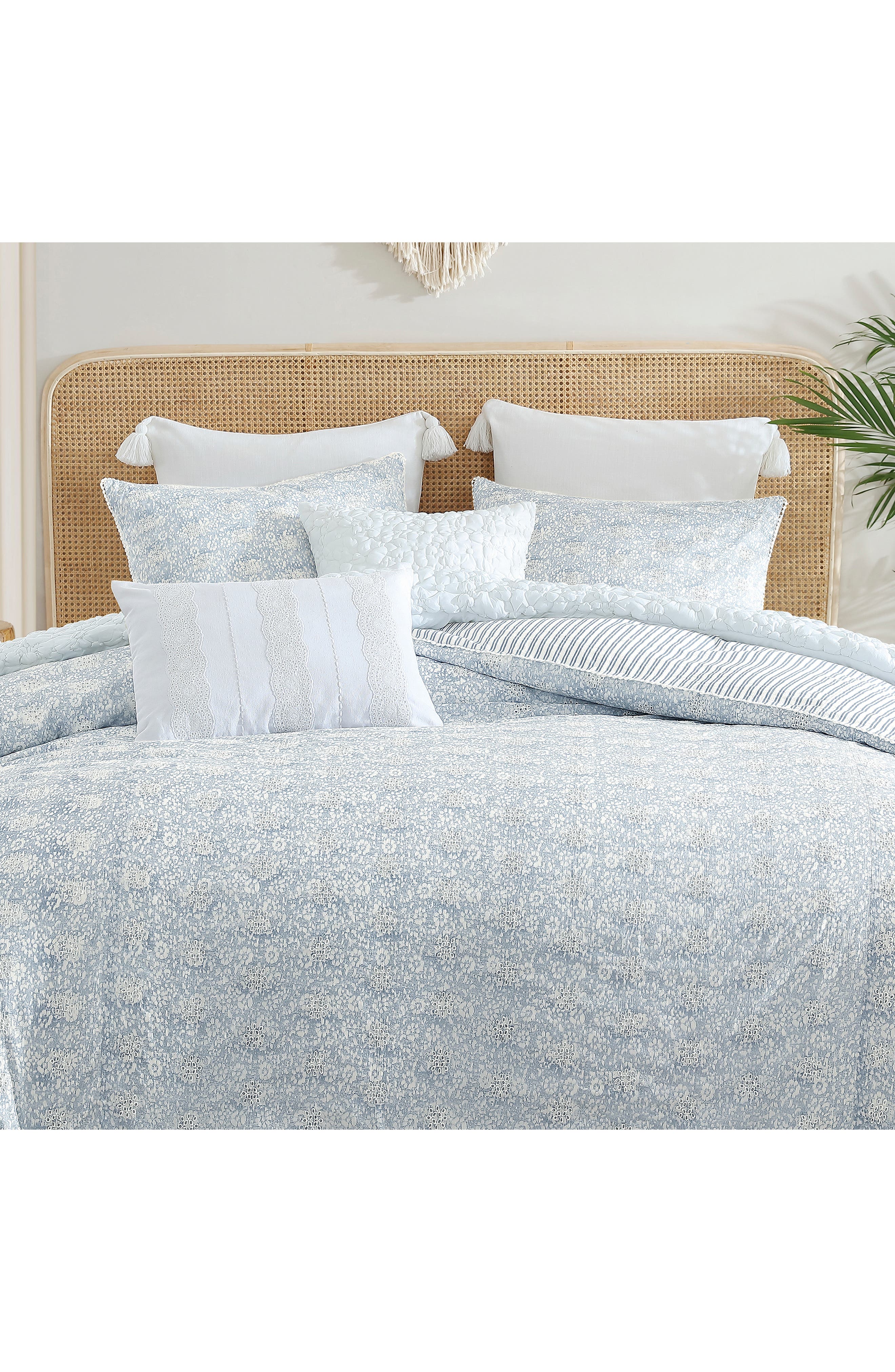 Peri Home Ikat Eyelet Comforter & Shams Set | Nordstrom