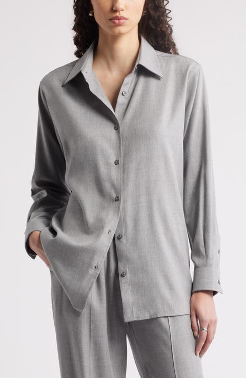 Women's Grey Blouses | Nordstrom
