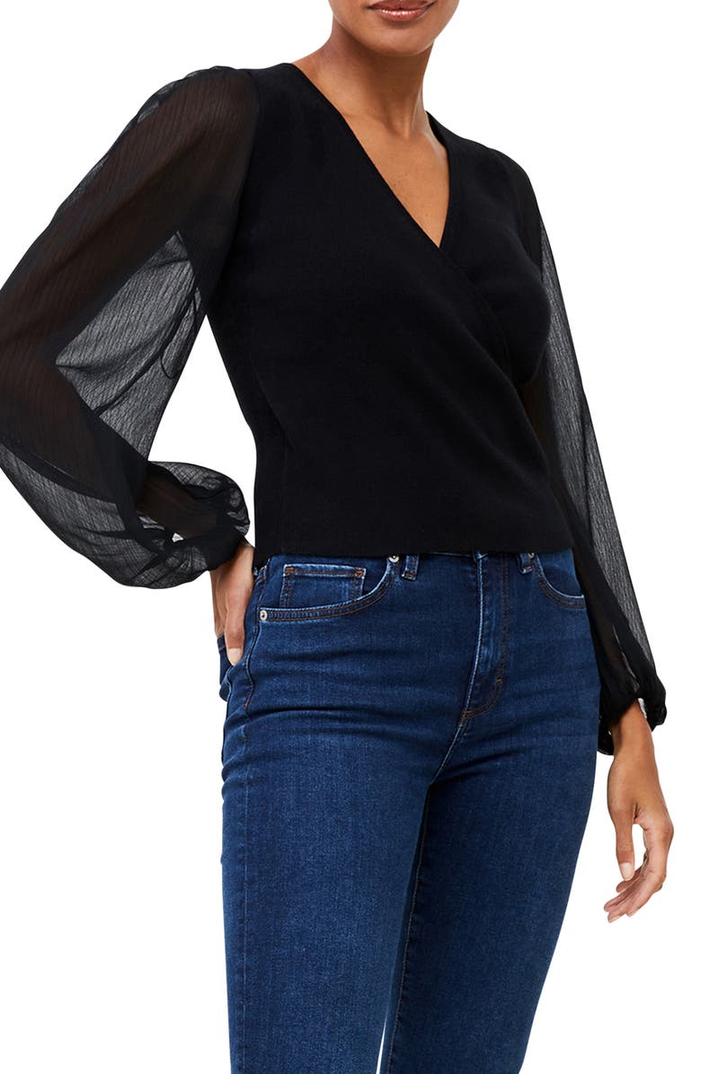 French Connection Mozart Melondy Long Sleeve Top | Nordstromrack
