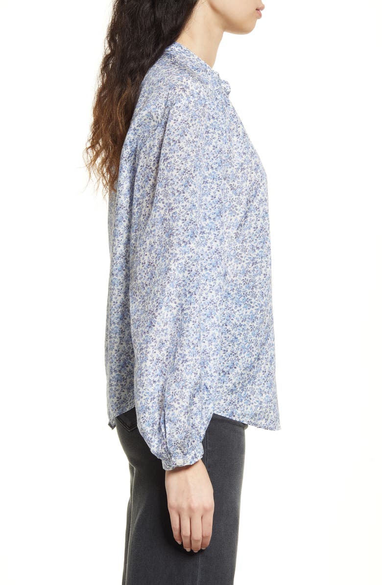 & Other Stories Print Cotton & Silk Blouse | Nordstromrack