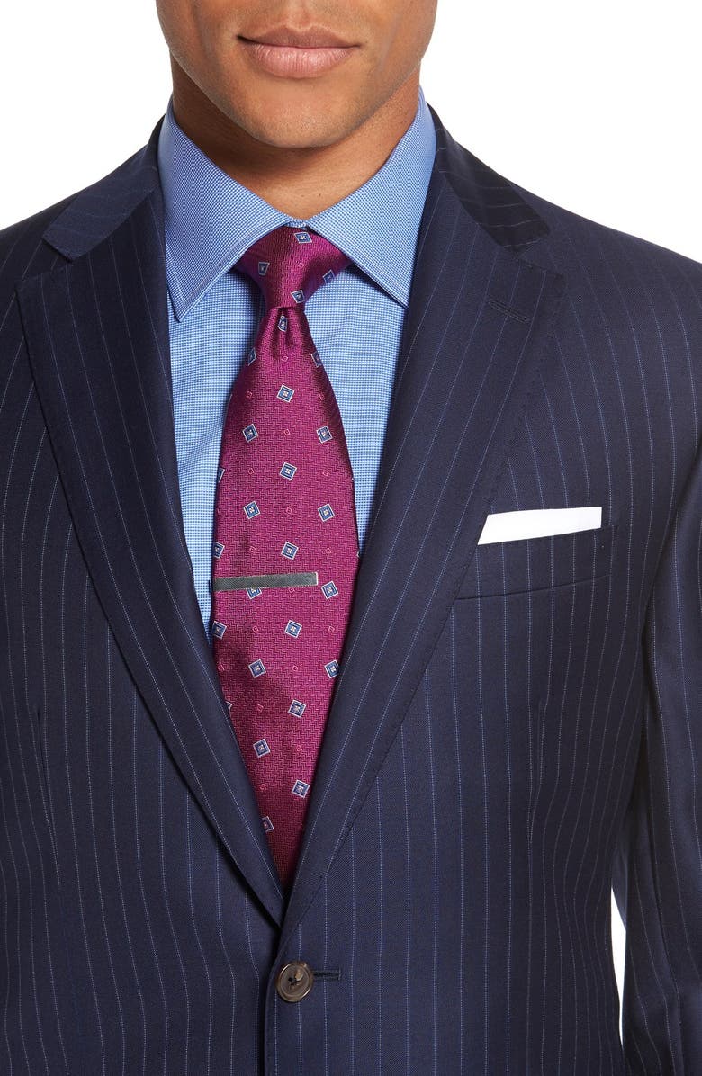 David Donahue 'Ryan' Classic Fit Pinstripe Wool Suit | Nordstrom