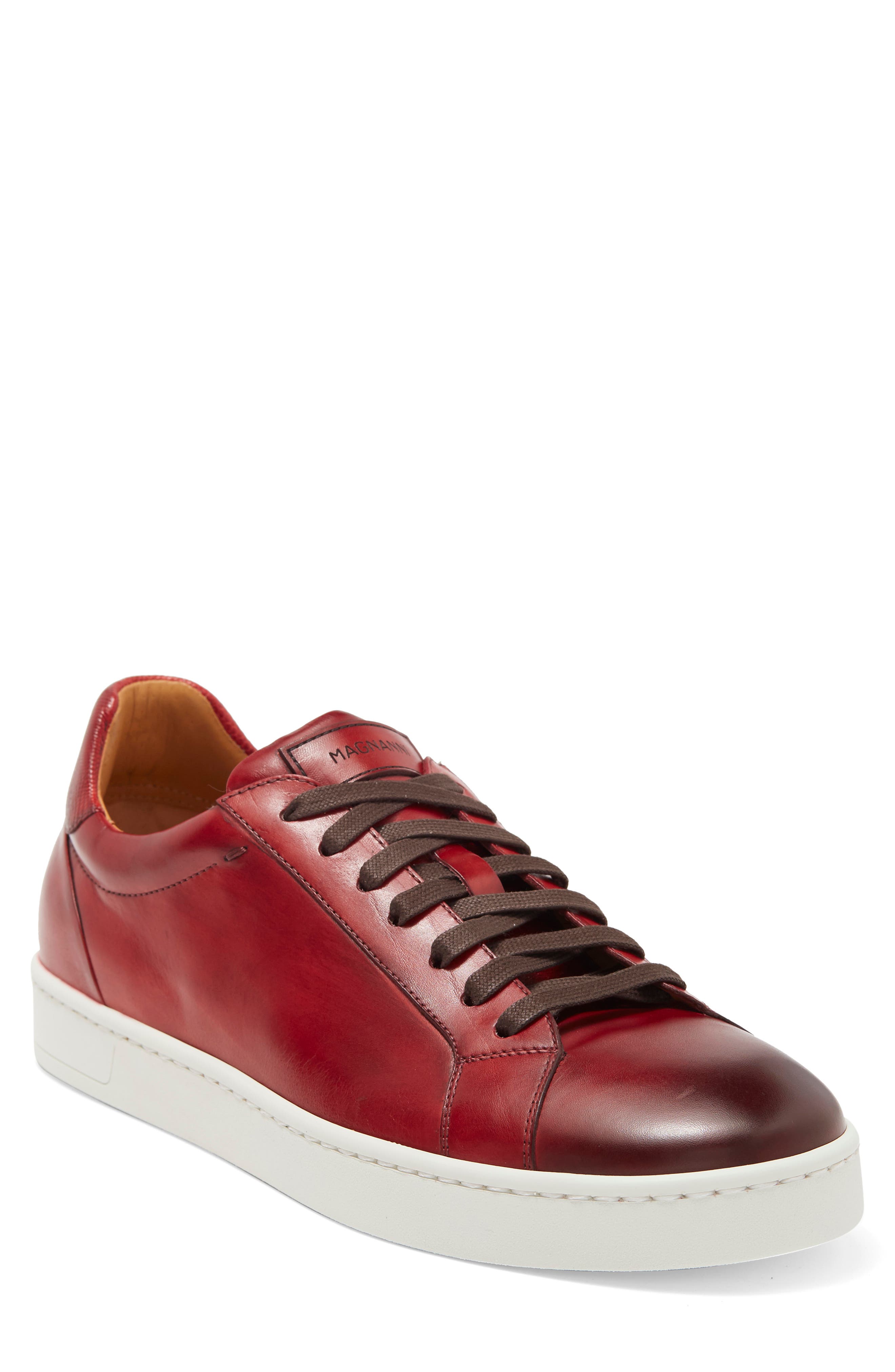 Magnanni Leather Low Top Sneaker (Men) | Nordstromrack