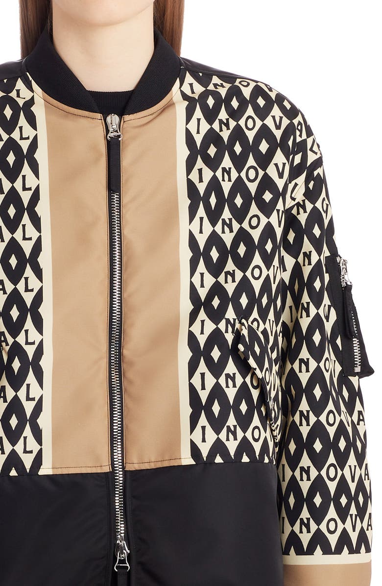 Valentino Archive Print Nylon Bomber Jacket | Nordstrom