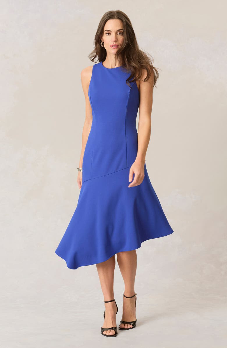 Maggy London Sleeveless Asymmetric Hem Midi Dress | Nordstromrack