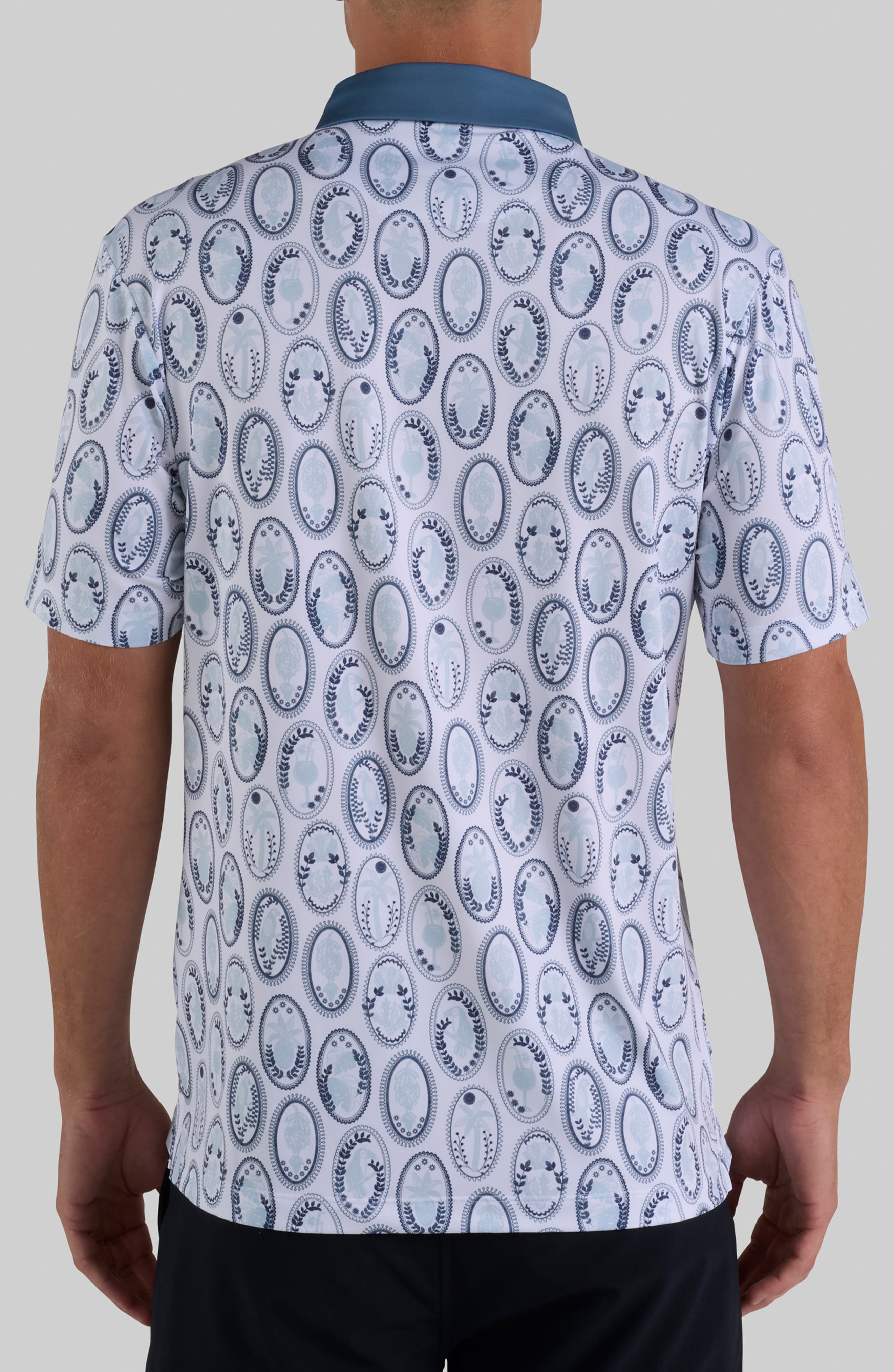Bad Birdie Core Club Coin Print Performance Polo | Nordstrom