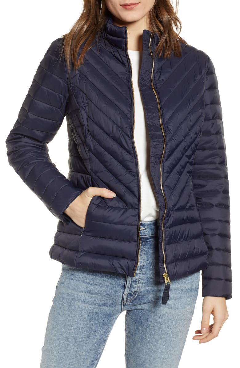 Joules Elodie Chevron Quilted Jacket | Nordstrom