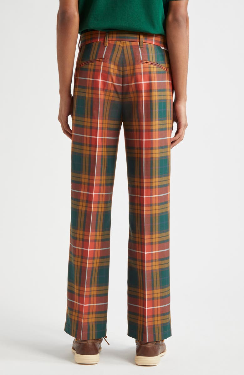 STOCKHOLM SURFBOARD CLUB Sune Plaid Flat Front Pants | Nordstromrack
