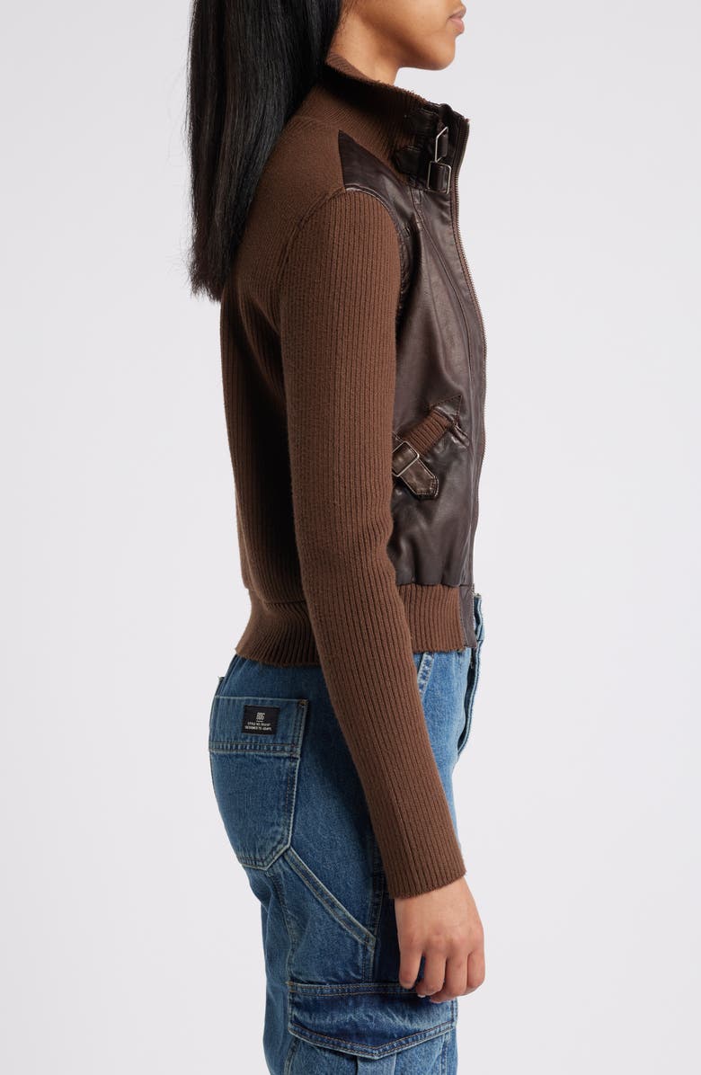 BDG Urban Outfitters Shrunken Mixed Media Jacket | Nordstromrack