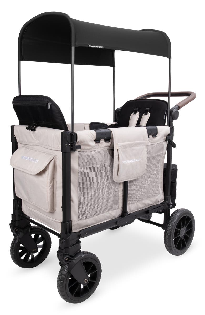 WonderFold W2 Luxe Pro 2-Passenger Multifunctional Stroller Wagon ...