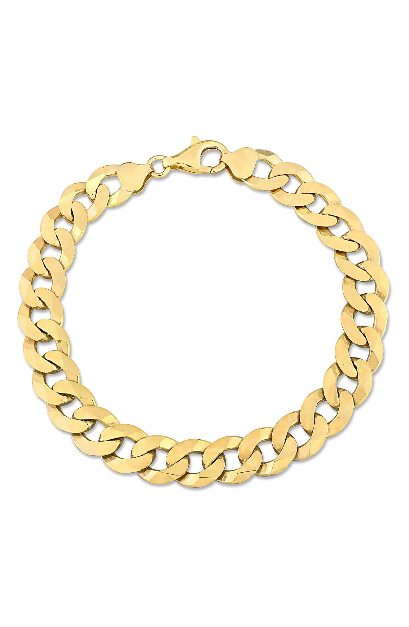 DELMAR 18K Gold Plated Curb Link Chain Bracelet | Nordstromrack