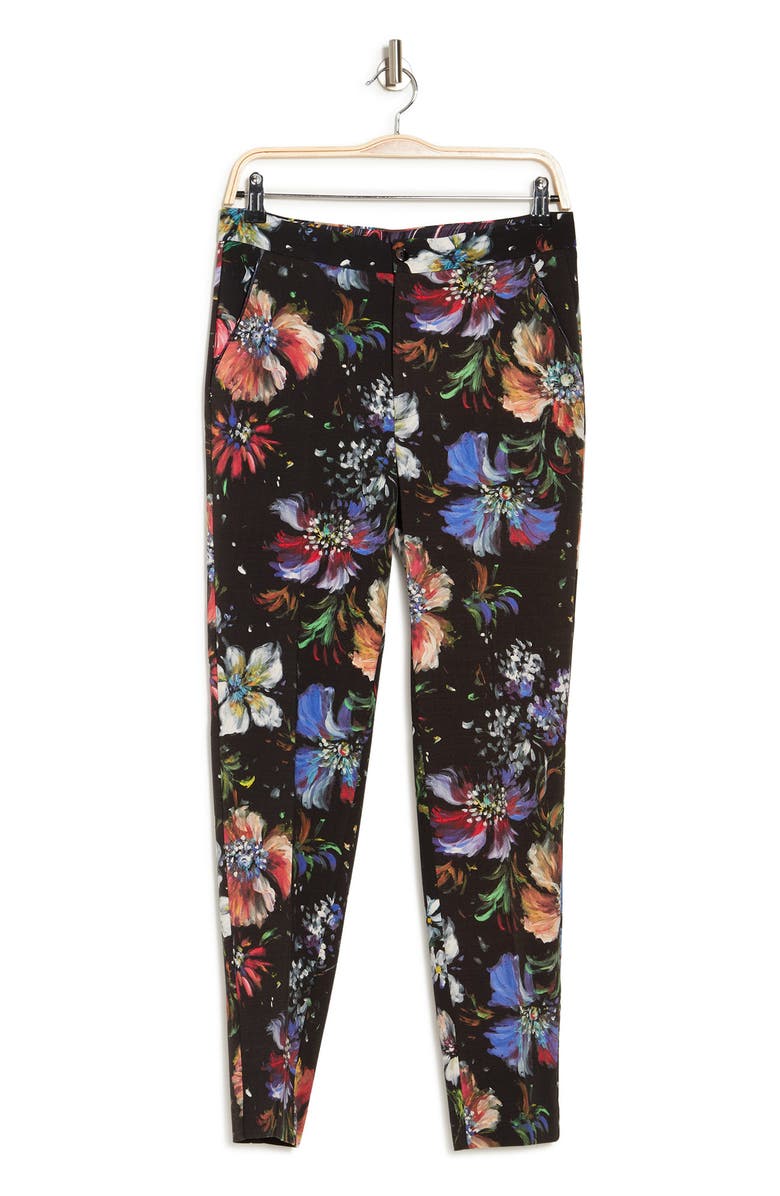 Robert Graham Lydia Floral Tailored Leg Pants | Nordstromrack