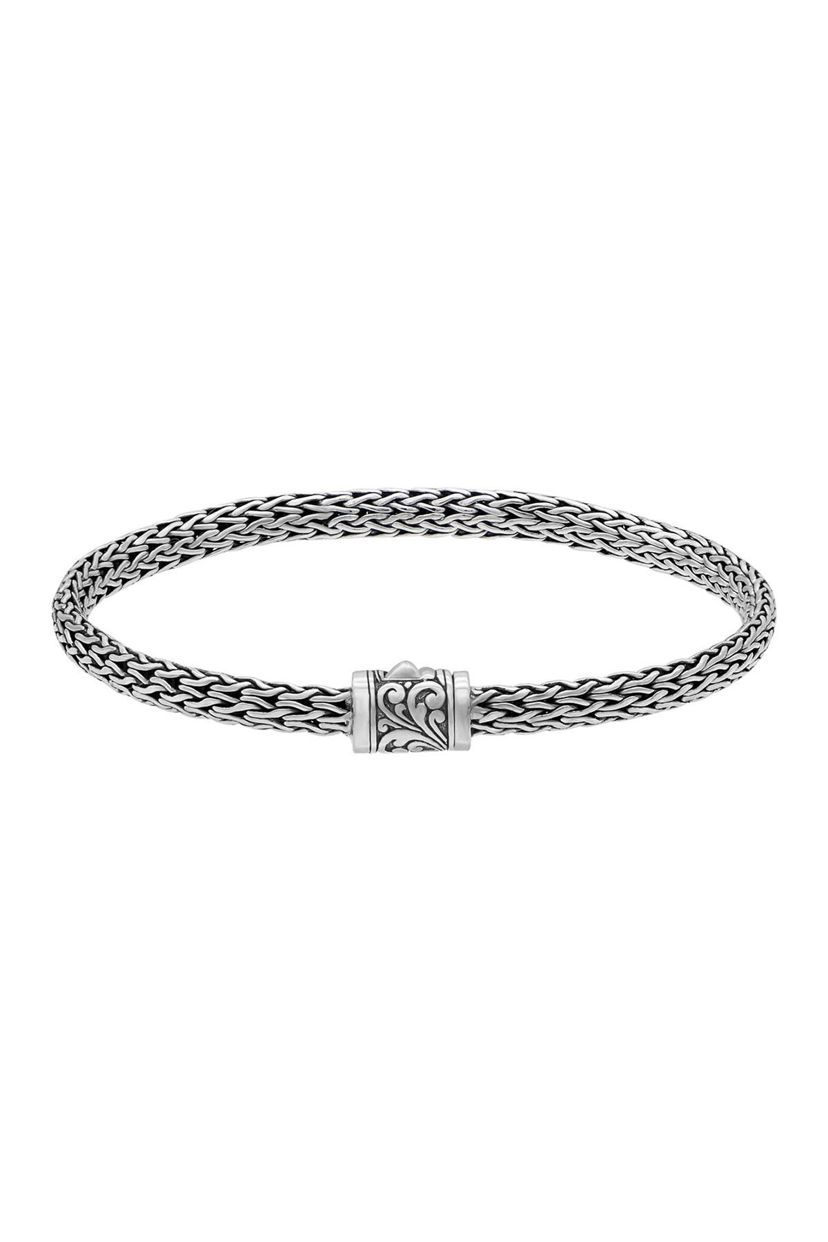 DEVATA Bali Filigree Sterling Silver with Woven Dragon Bone Chain ...