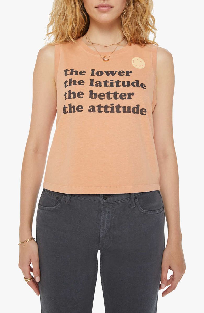 MOTHER The Strong & Silent Type Cotton Graphic Tank | Nordstromrack