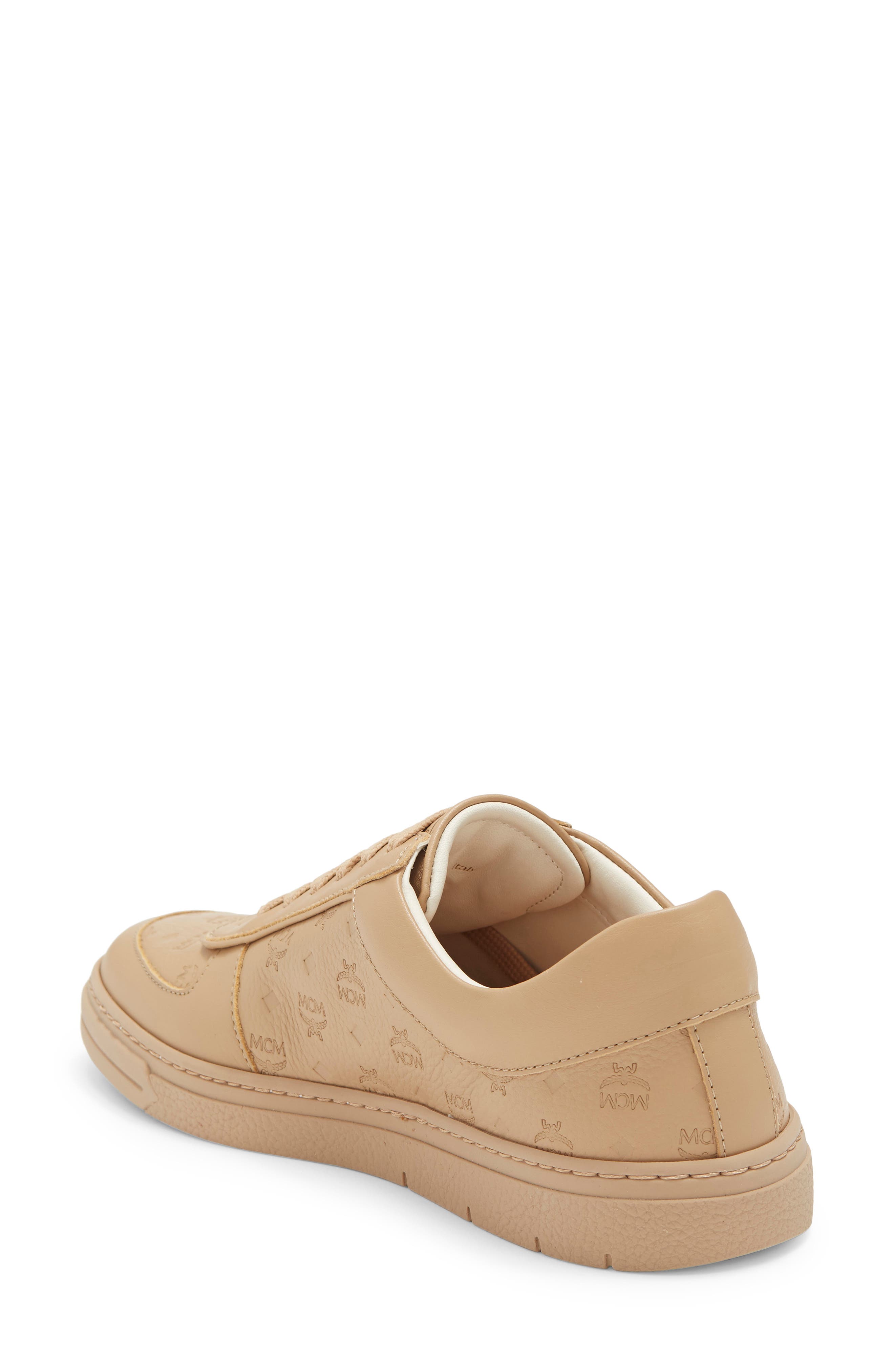 MCM Logo Low Top Leather Sneaker (Women) | Nordstromrack