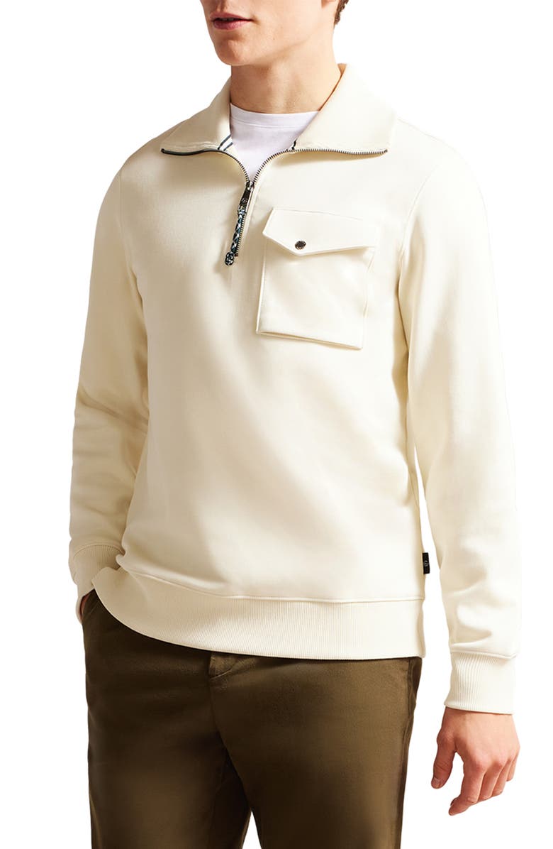 Ted Baker London Half Zip Chest Pocket Pullover | Nordstrom