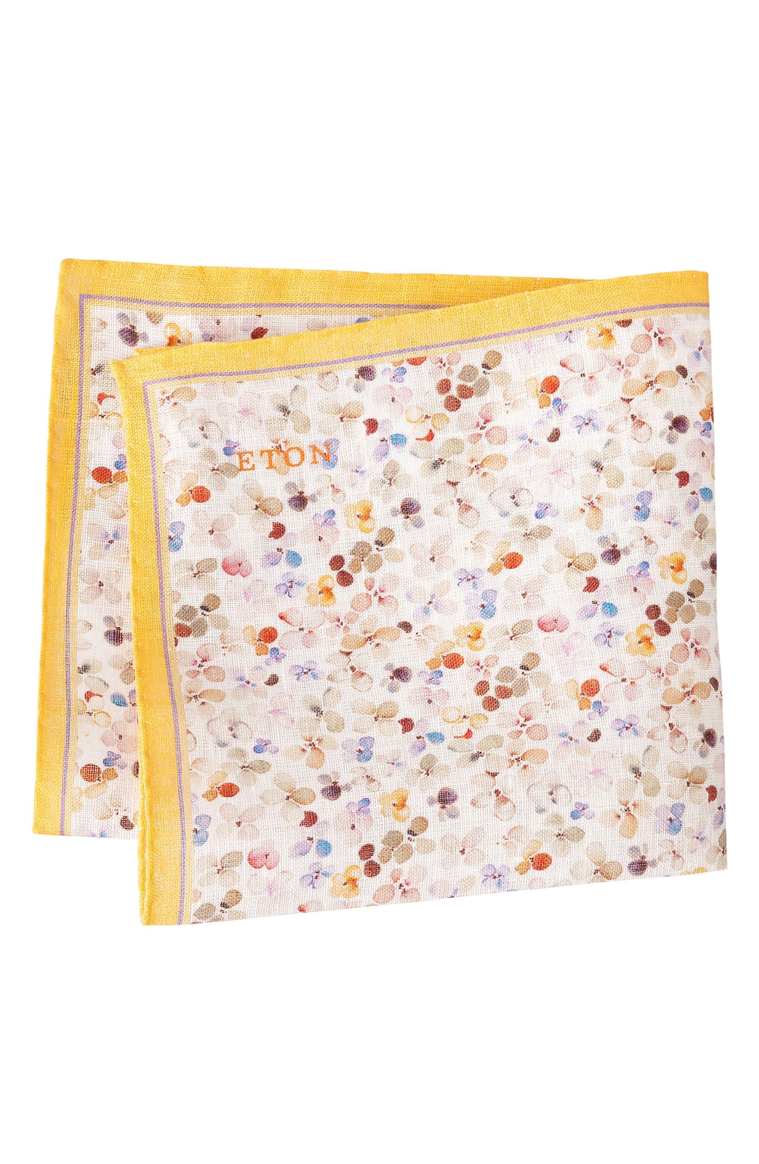 Eton Floral Silk Pocket Square | Nordstrom
