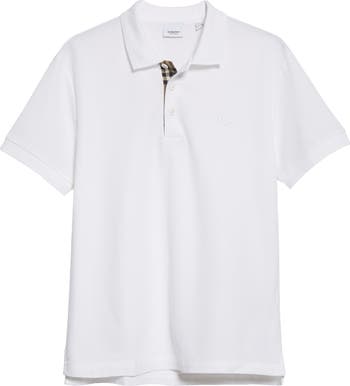 Burberry Eddie TB Monogram Motif Cotton Piqué Polo | Nordstrom Burberry Eddie TB Monogram Motif Cotton Piqué Polo | Nordstrom