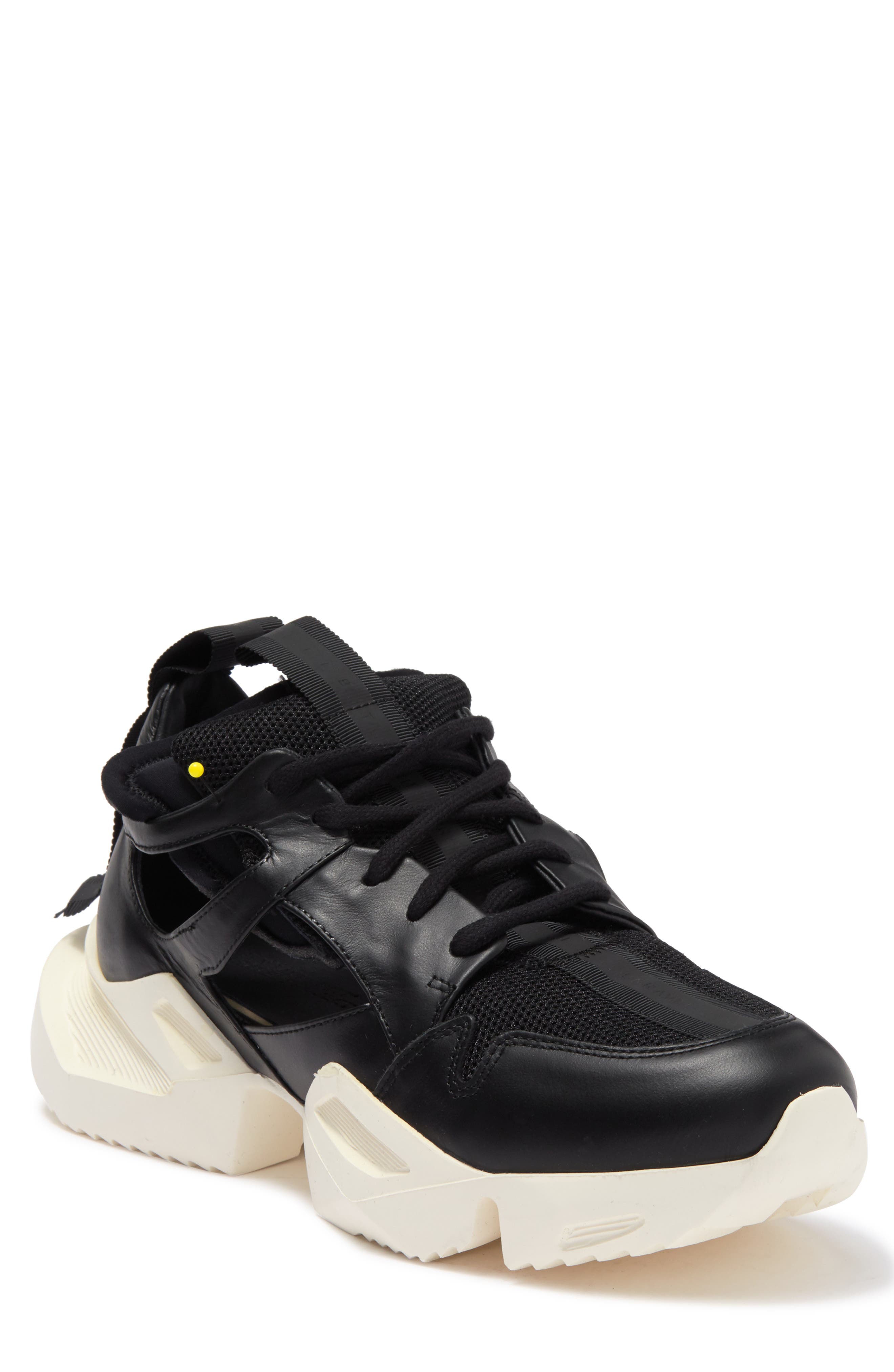 UNRAVEL PROJECT Cutout Sneaker - Black | Nordstromrack