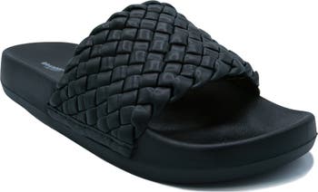 BRANDBLACK Nosara Kashiba Woven Slide Sandal (Women) | Nordstrom