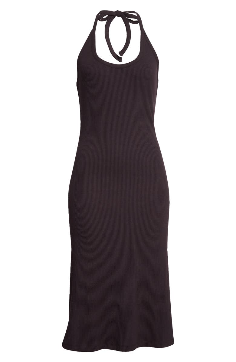 Samsøe Samsøe Kristin Ribbed Halter Neck Body-Con Dress | Nordstromrack