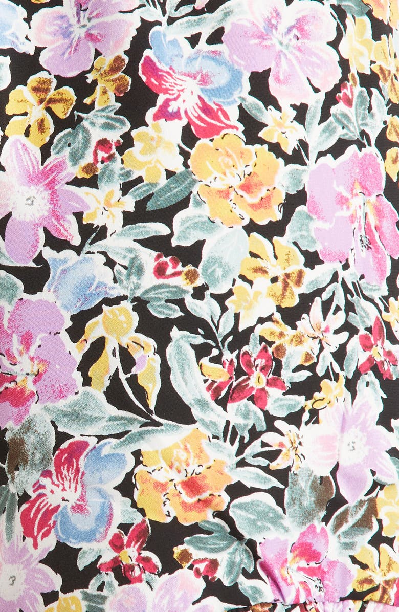 FLORET STUDIOS Smocked Floral Romper | Nordstromrack