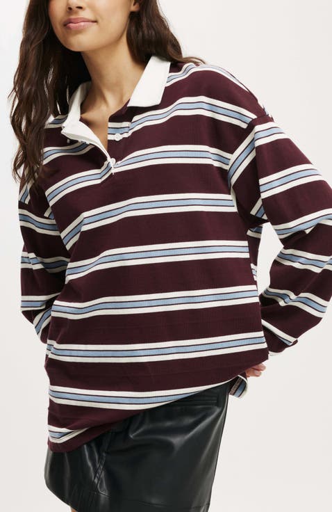 Women's Collared Striped Tops | Nordstrom