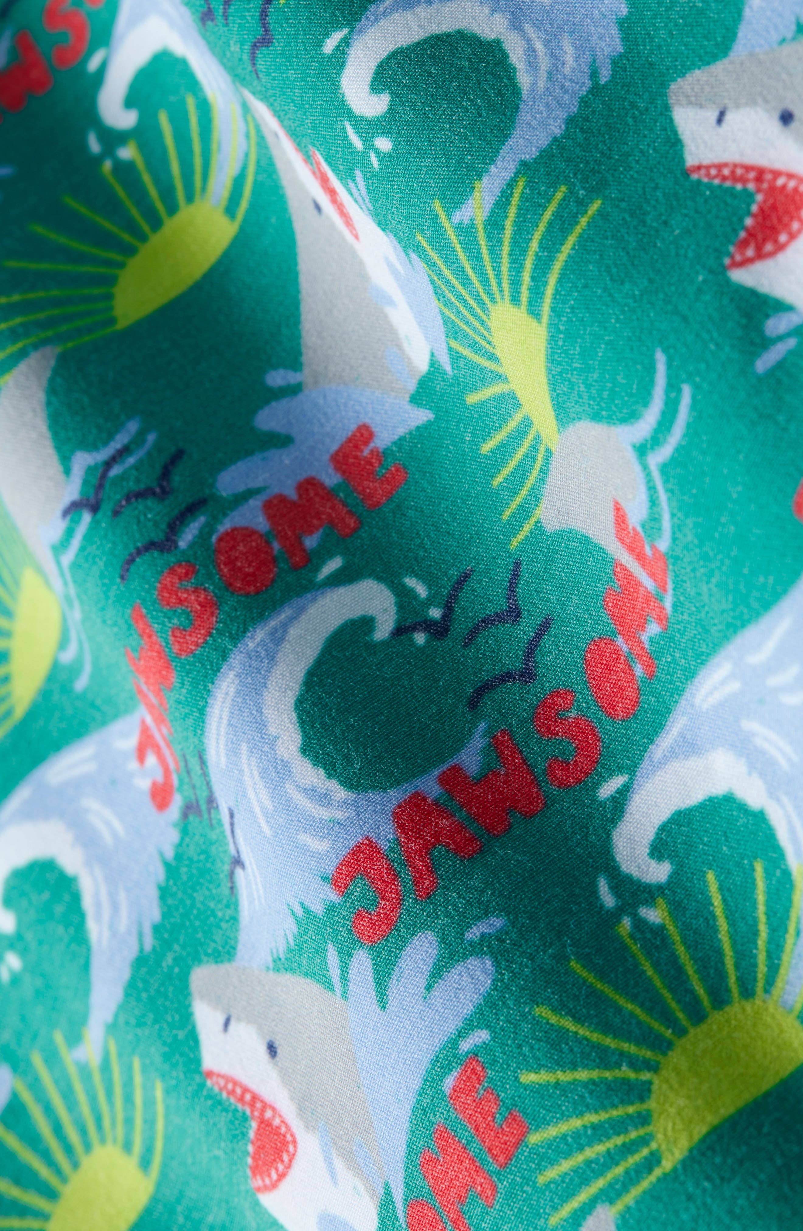 Fair Harbor Kids' Bayberry Print Water Repellent Swim Trunks ...