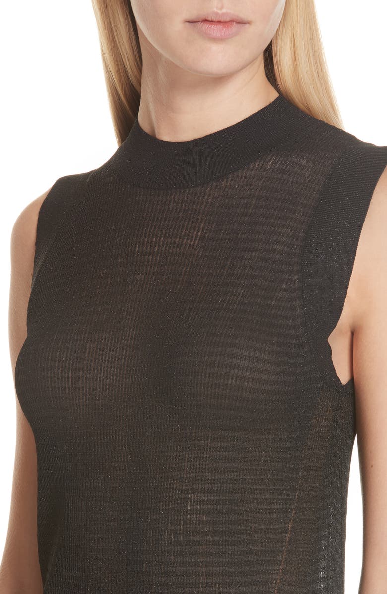 rag & bone Raina Metallic Stripe Tank Top | Nordstromrack