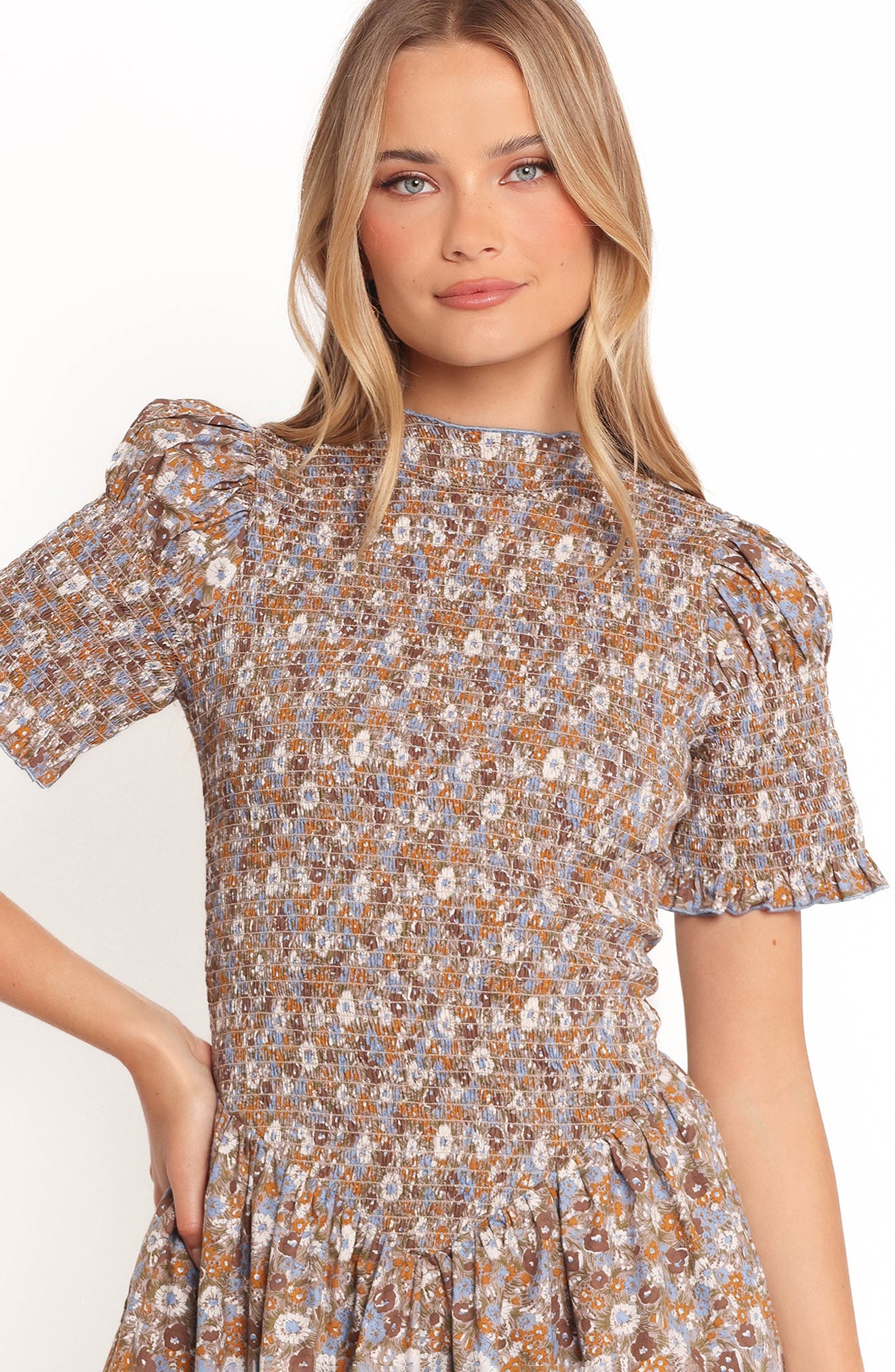 Petal & Pup Celine Smocked Minidress | Nordstrom