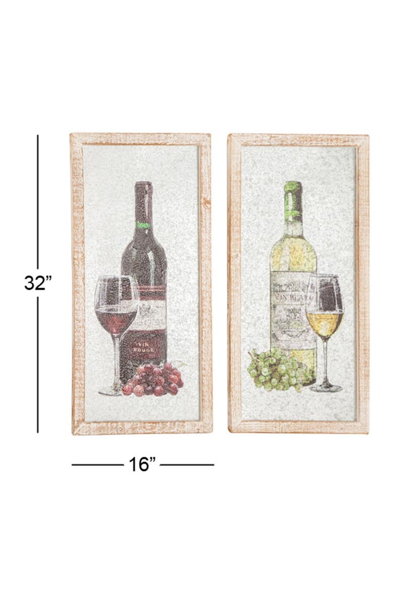 SONOMA SAGE HOME Vintage Wine Bottle With Glass And Grapes In A ...
