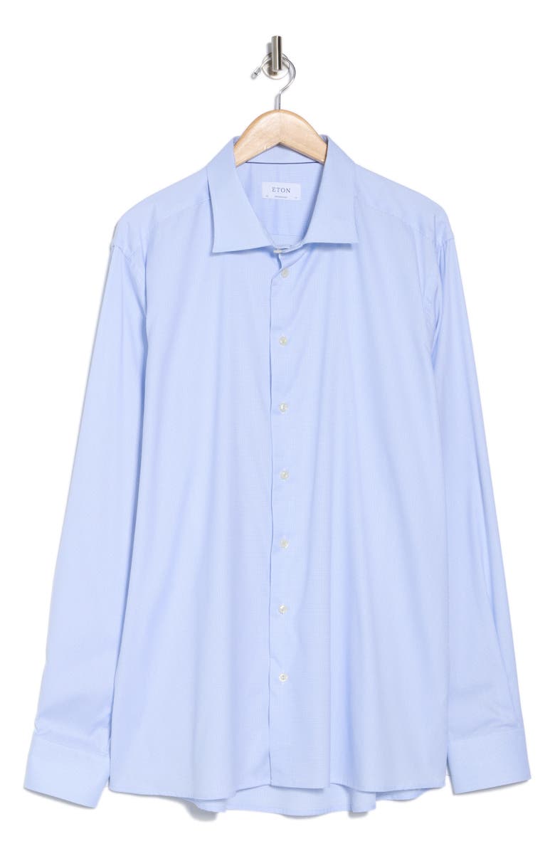 Eton Contemporary Fit Check Cotton Dress Shirt | Nordstromrack