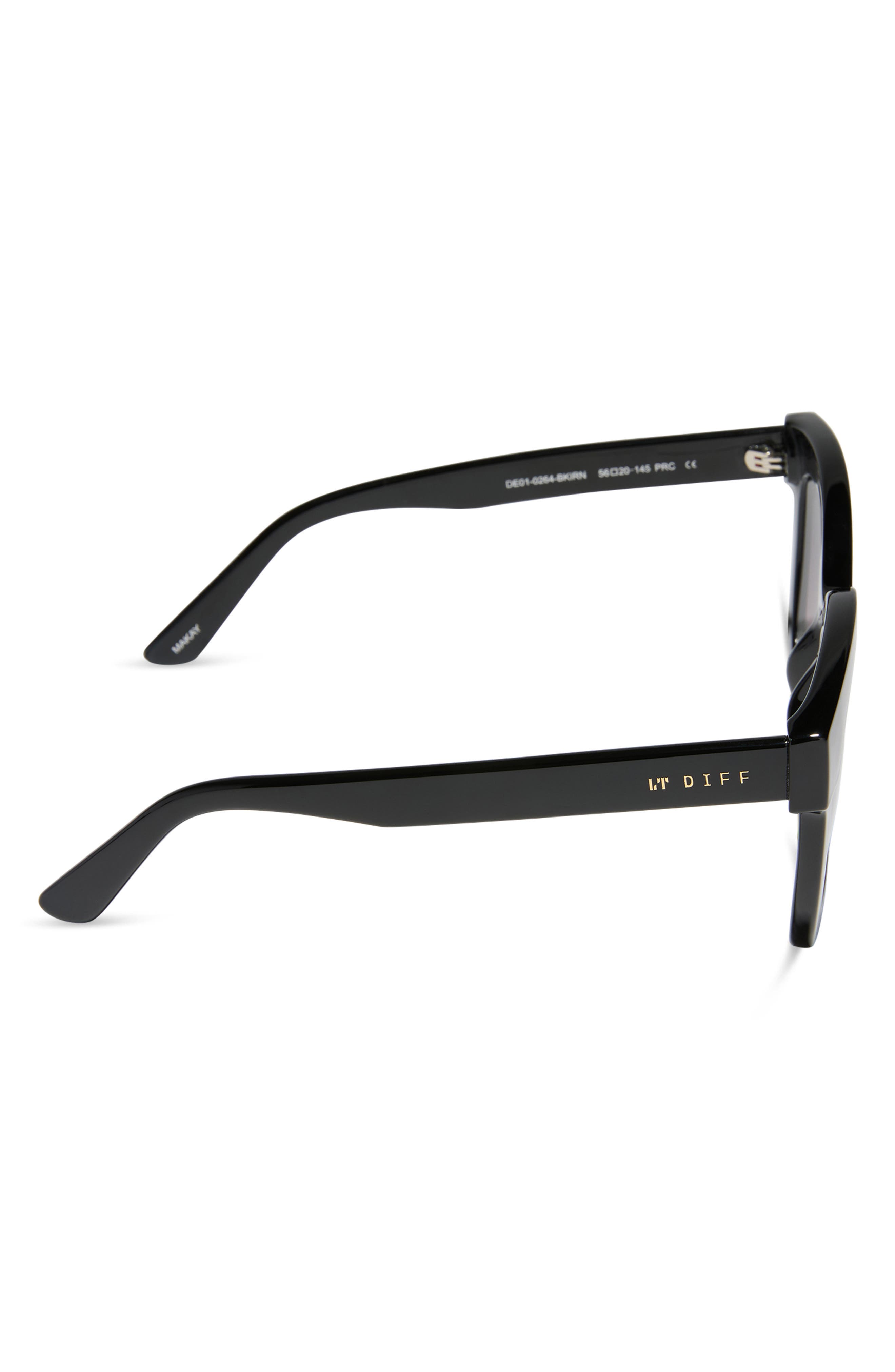 DIFF Melody 56mm Polarized Gradient Square Sunglasses | Nordstromrack