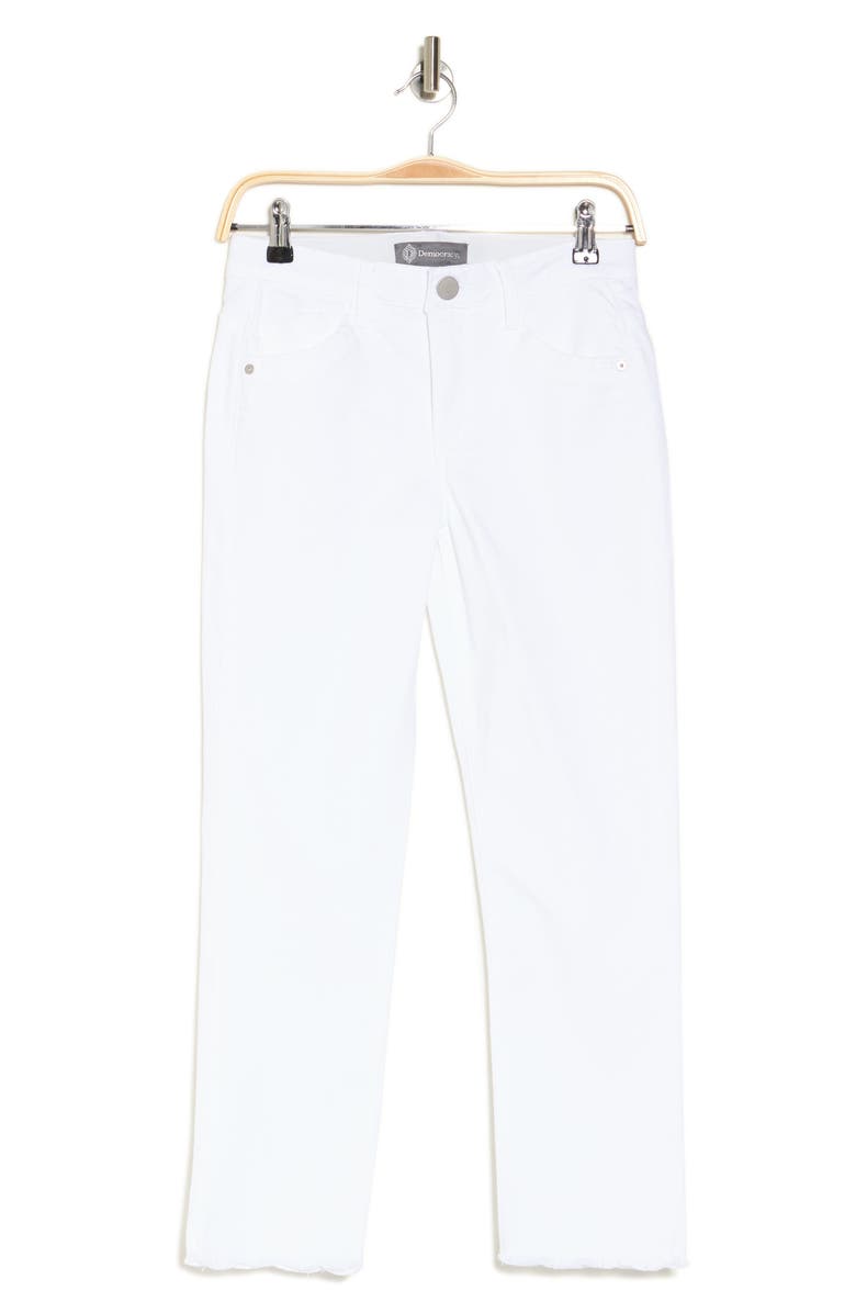 Democracy AB Tech High Waist Scalloped Fray Hem Jeans | Nordstromrack