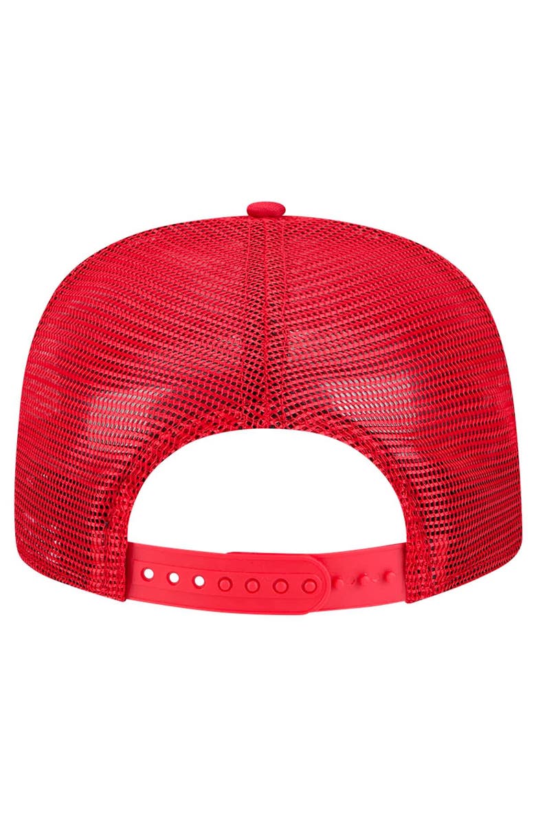 New Era Men's New Era Red Cincinnati Reds Tone Foam Meshback Golfer ...