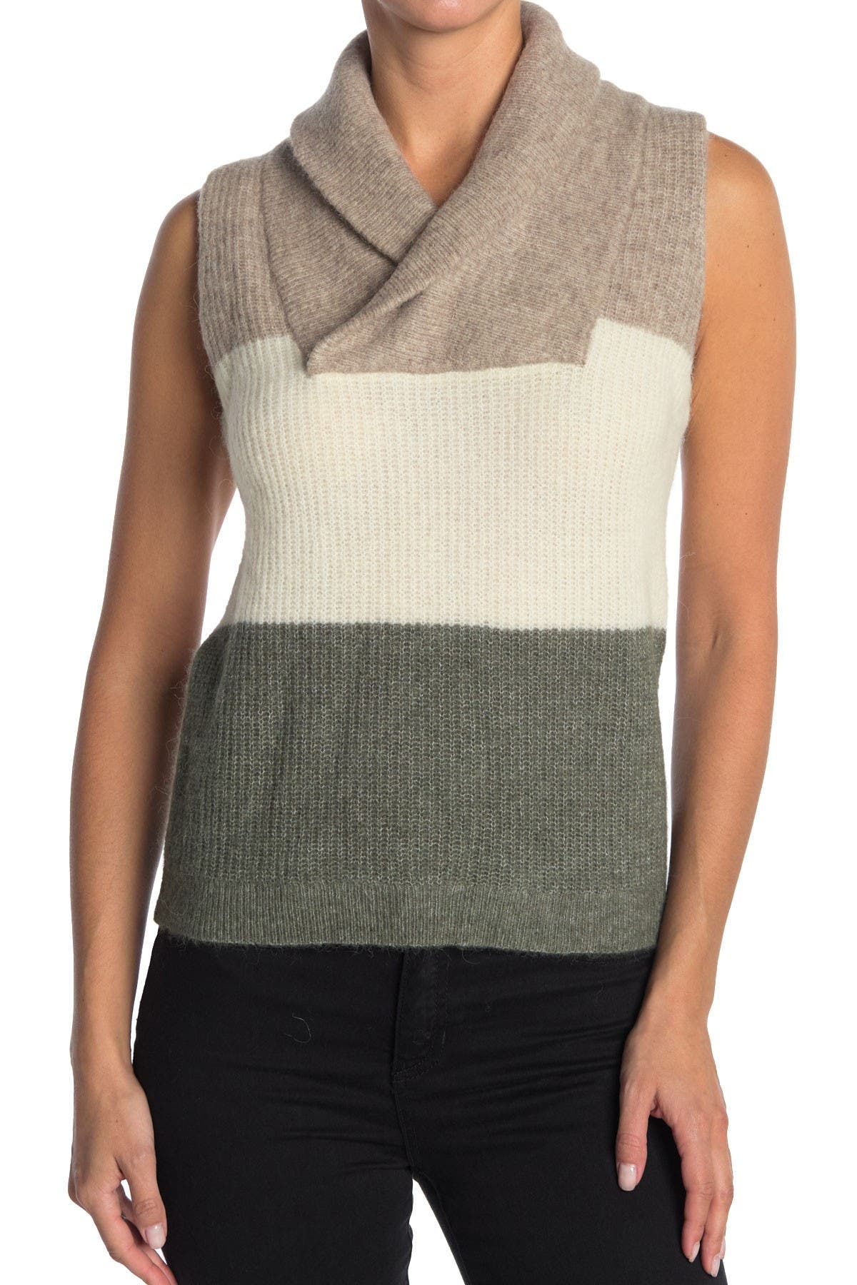 Ganni Soft Colorblock Knit Tank Top | Nordstromrack