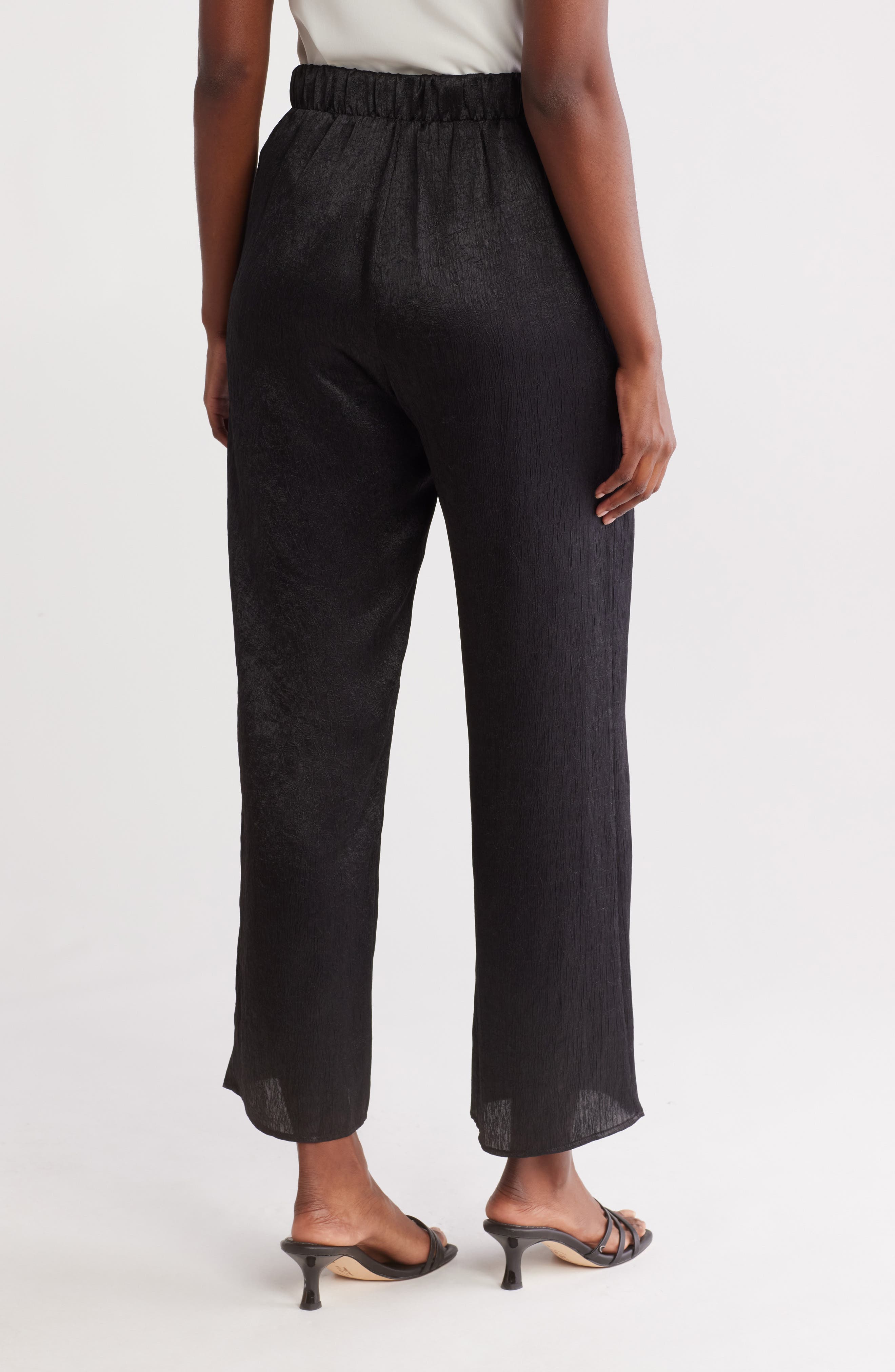 Pleione Textured Satin Pull-On Pants | Nordstromrack